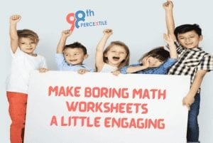 Make Boring Math Worksheets a Little Engaging For Kids